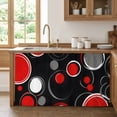 Abstract Black Cabinet Curtain 28"Wx51"L,Dustproof Storage Cabinet ...