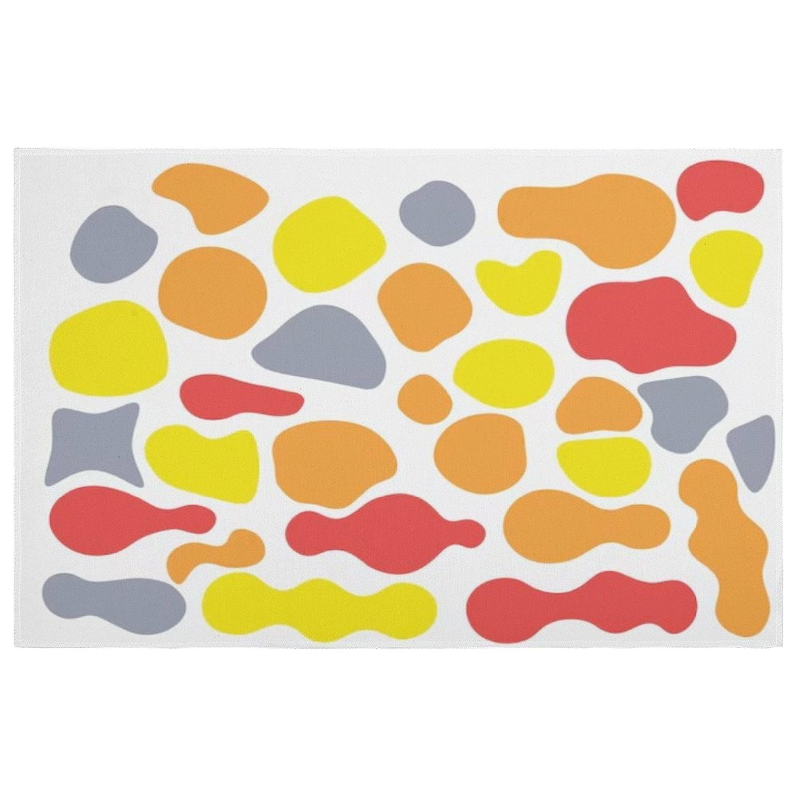 Abstract Blob Pattern Multicolor Fun Adult Home Decor Bedroom Living ...