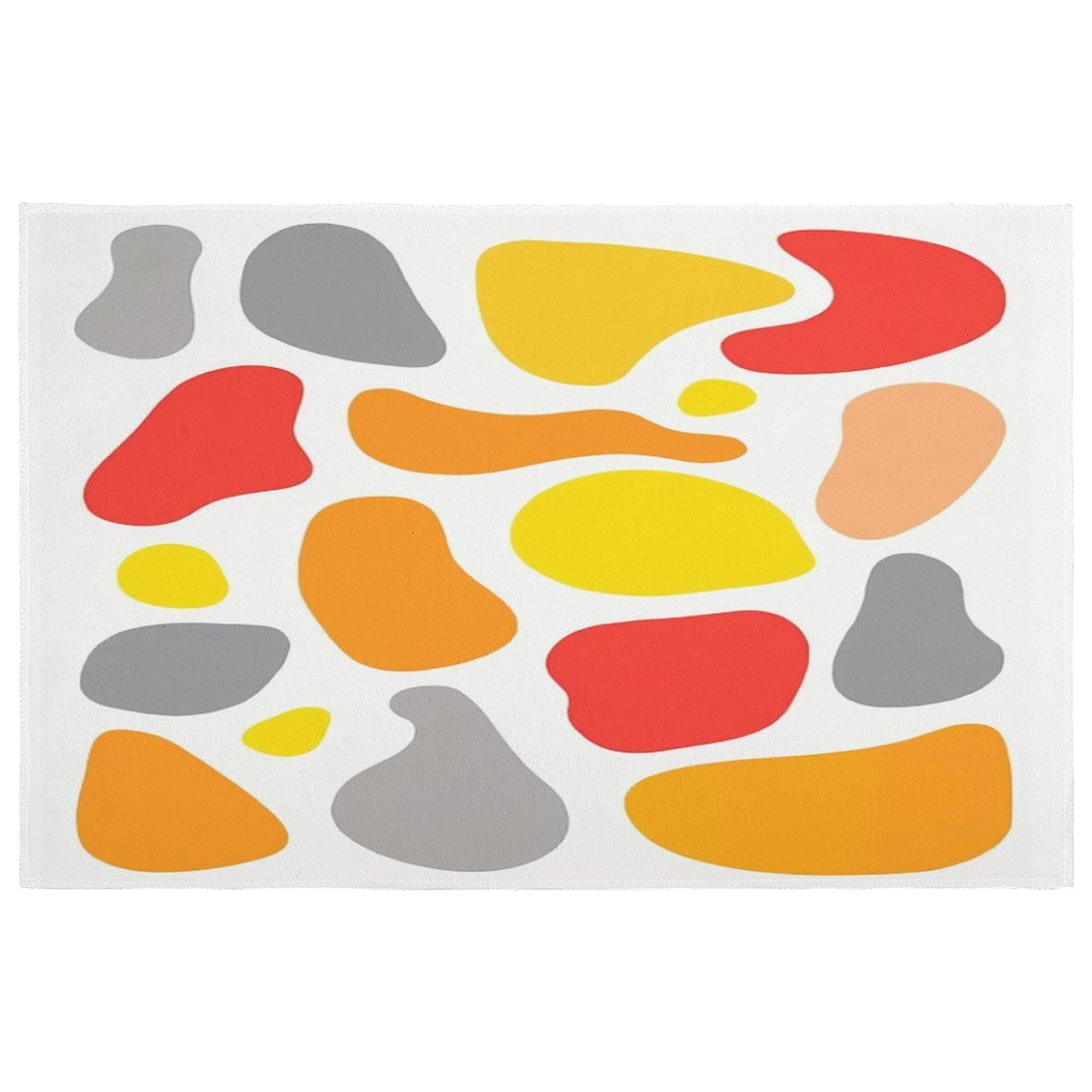 Abstract Blob Pattern Multicolor Fun Adult Home Decor Bedroom Living ...