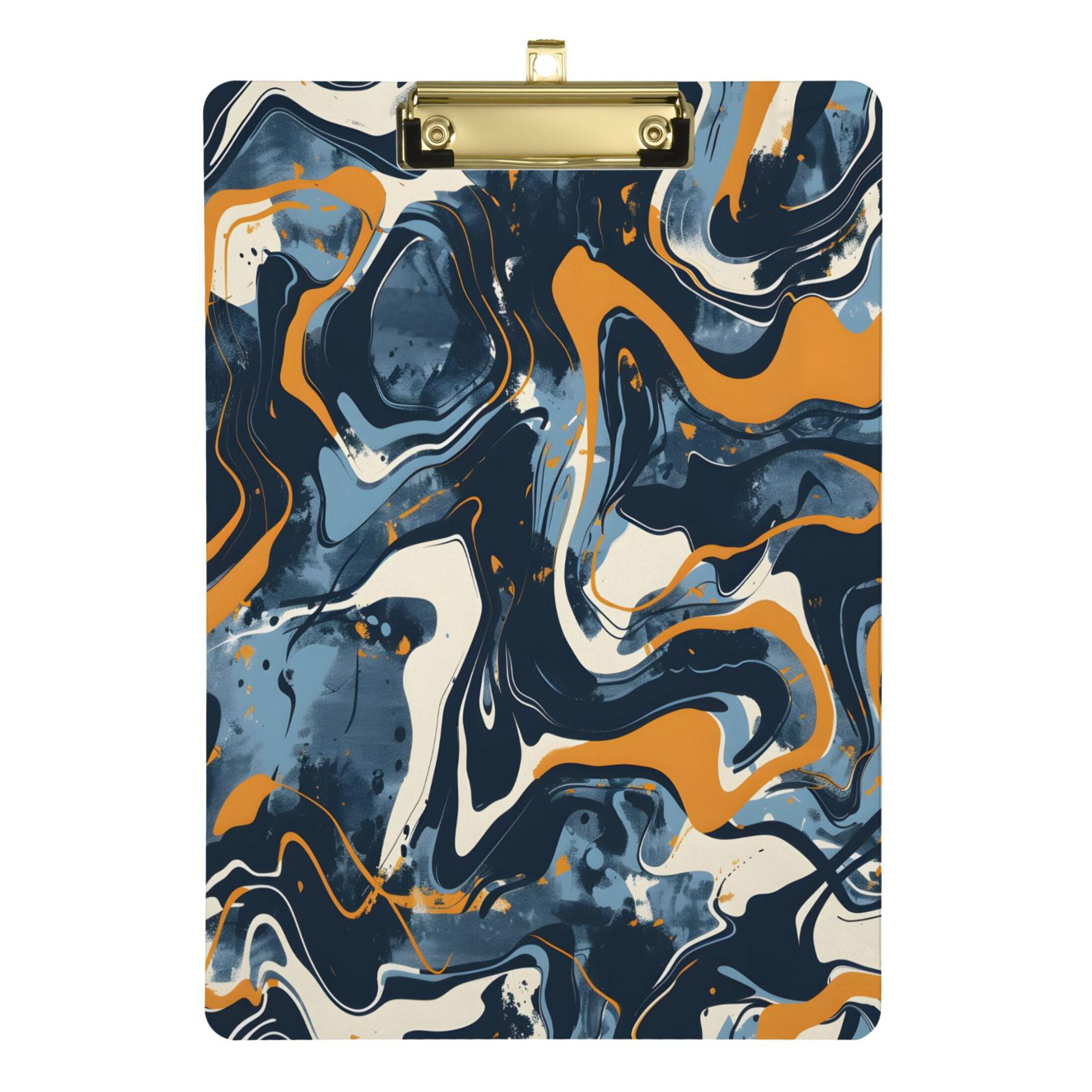 Abstract Blue Graffiti Acrylic Clipboards A4 Standard Letter Size ...