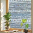 Abstract Blue Gray Retro Texture Window Privacy Film, Rainbow Film ...