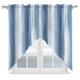Abstract Blue Gray Stripes Swag Valances for Windows 45 inches Long ...