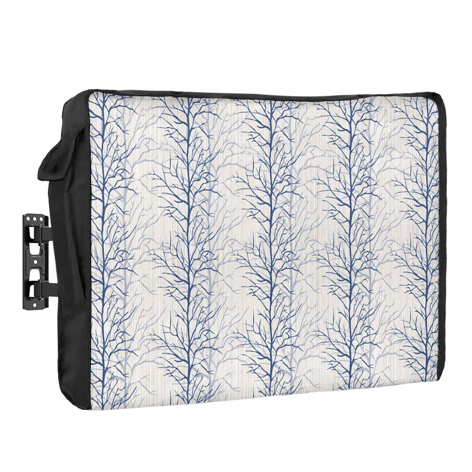 Abstract Blue Outdoor TV Cover 52 to 55 inch Weatherproof Waterproof ...