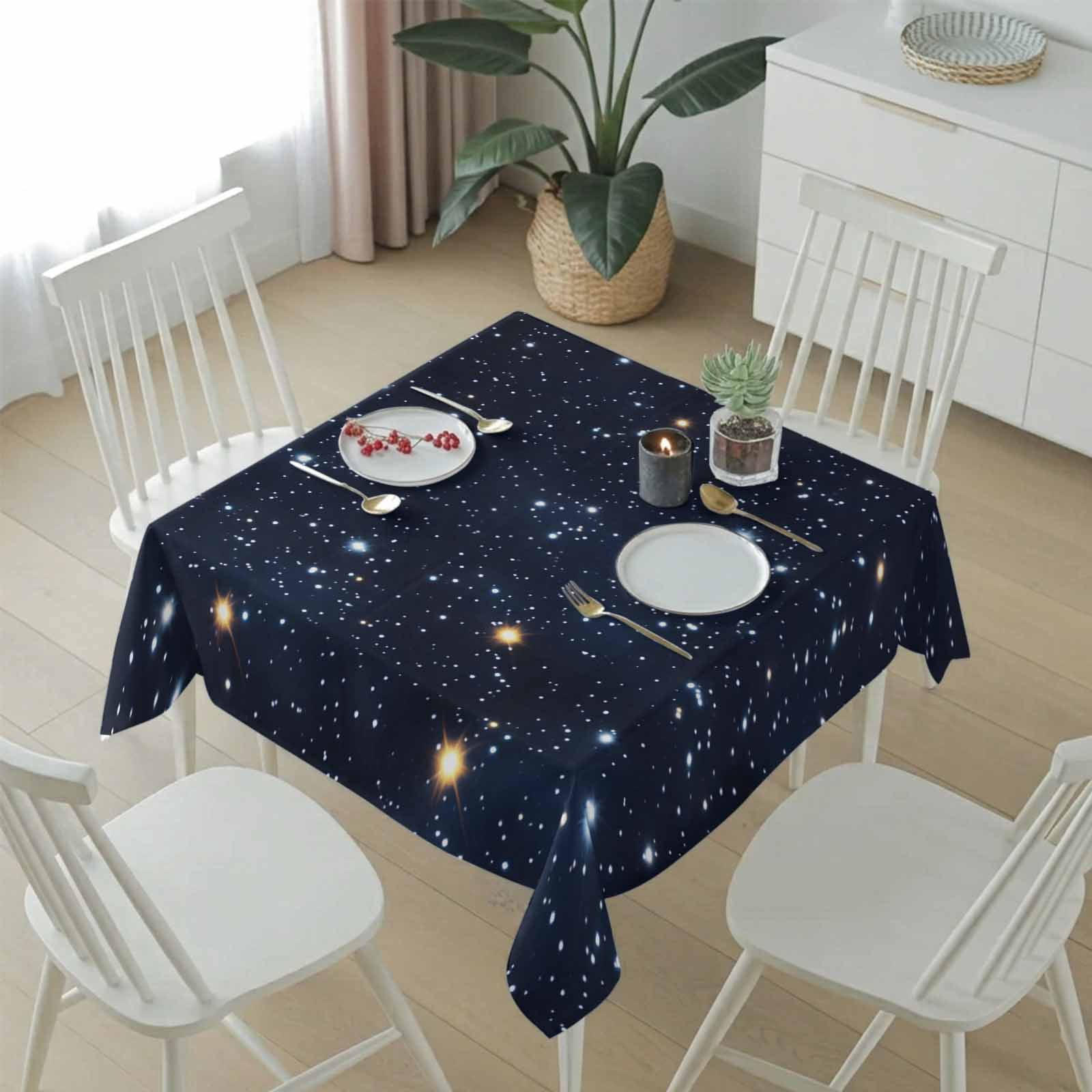 Abstract Blue Sky Table Cloth 60x60in, Waterproof Square Tablecloth ...
