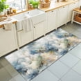 Abstract Blue Sky White Cloud Rectangle Area Rug 2x6ft,Living Room Rug ...
