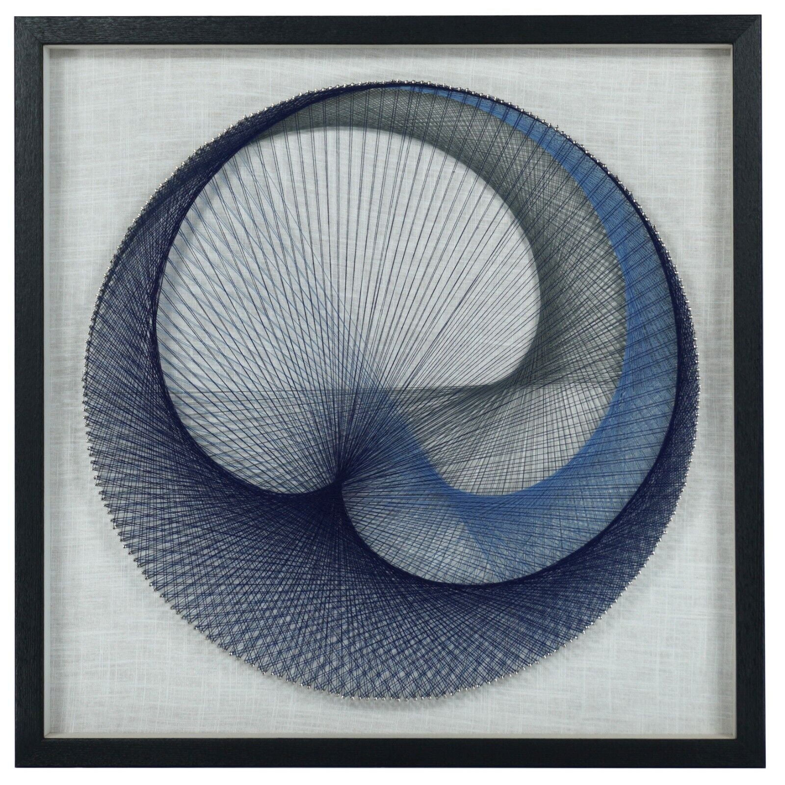 Abstract Blue String Art Shadow Box Wall Décor - Walmart.com