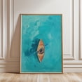 Abstract Boat Surf Inspired Ocean Modern Coastal Home Decor, Stretched ...
