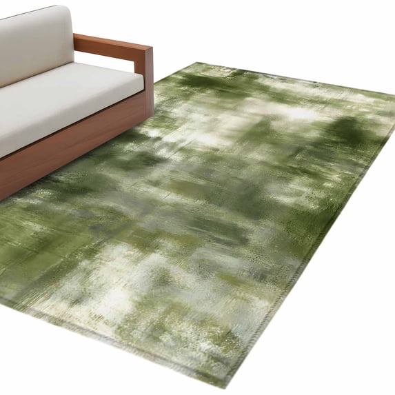 Abstract Bohemia Area Rug 4x6 Washable Rug Non Slip Modern Minimalist ...