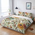 Abstract Bohemian Flowers King Size Bed Set,Paisley Floral Art Bedding ...