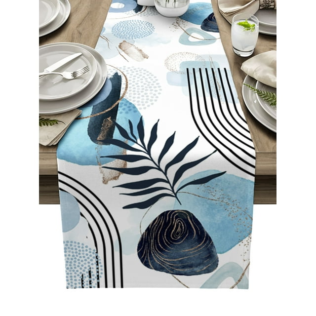 Abstract Bohemian Medieval Geometric Table Runner Home Wedding Table ...
