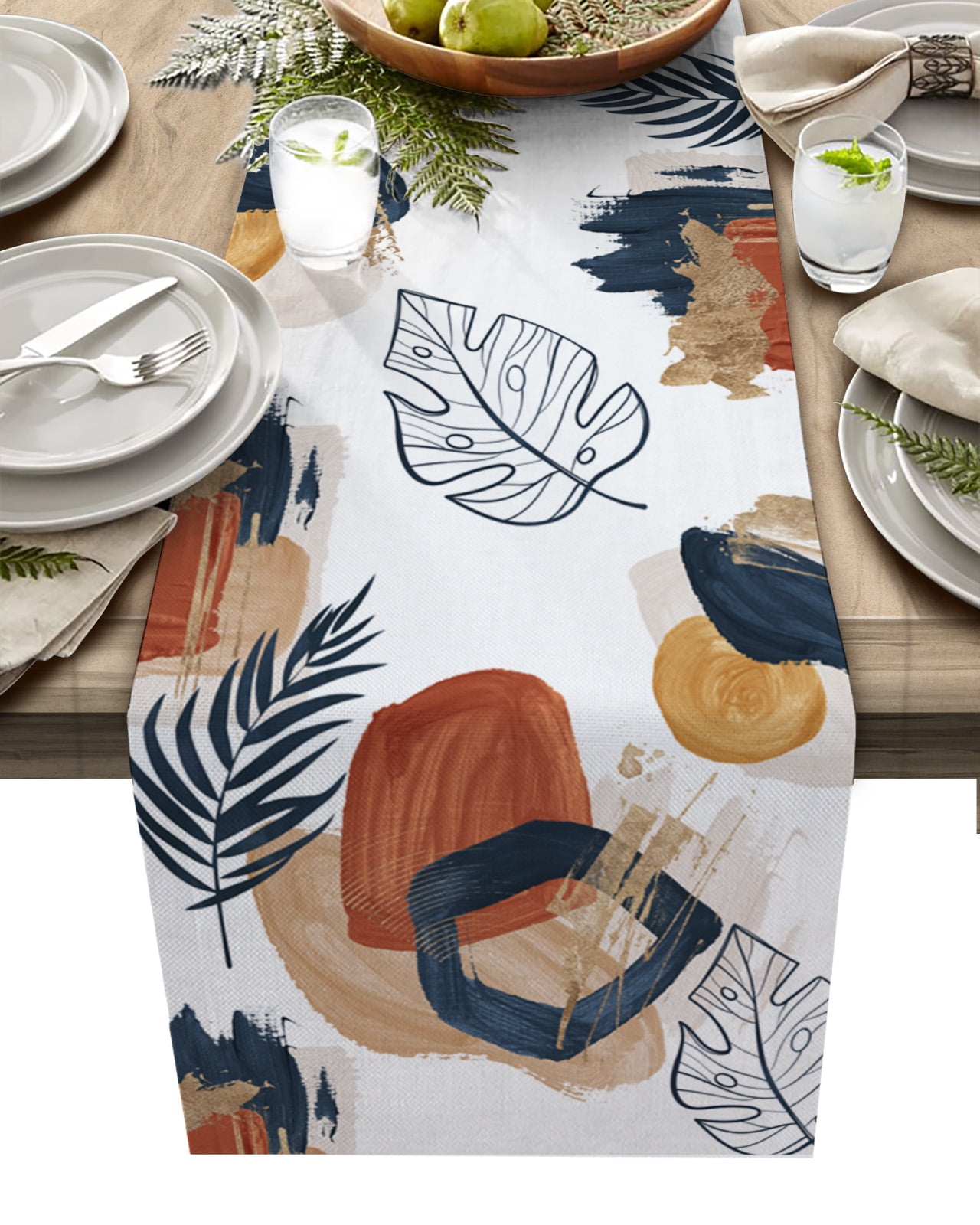 Abstract Bohemian Medieval Geometric Table Runner Home Wedding Table ...