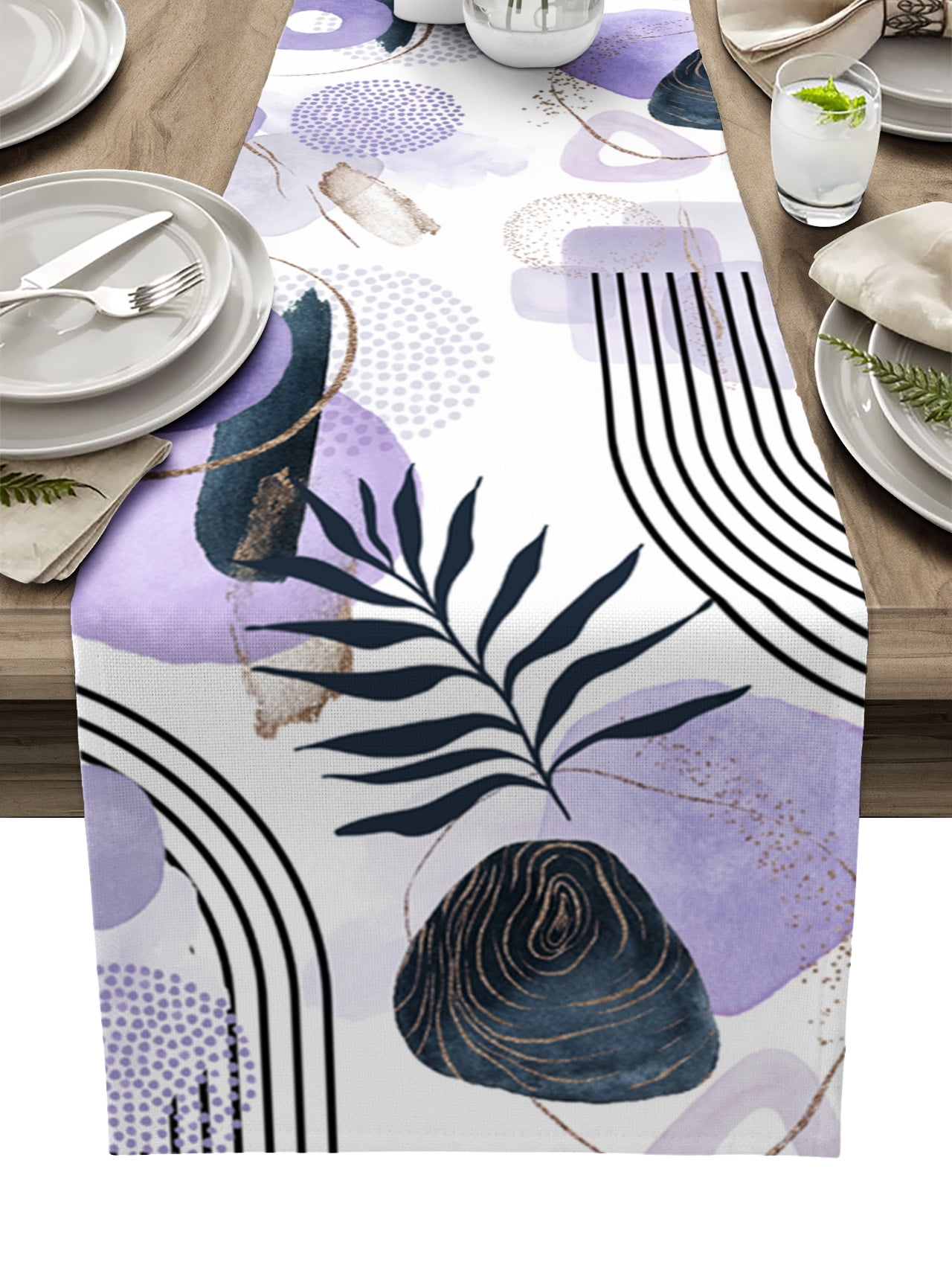 Abstract Bohemian Medieval Geometric Table Runner Home Wedding Table ...