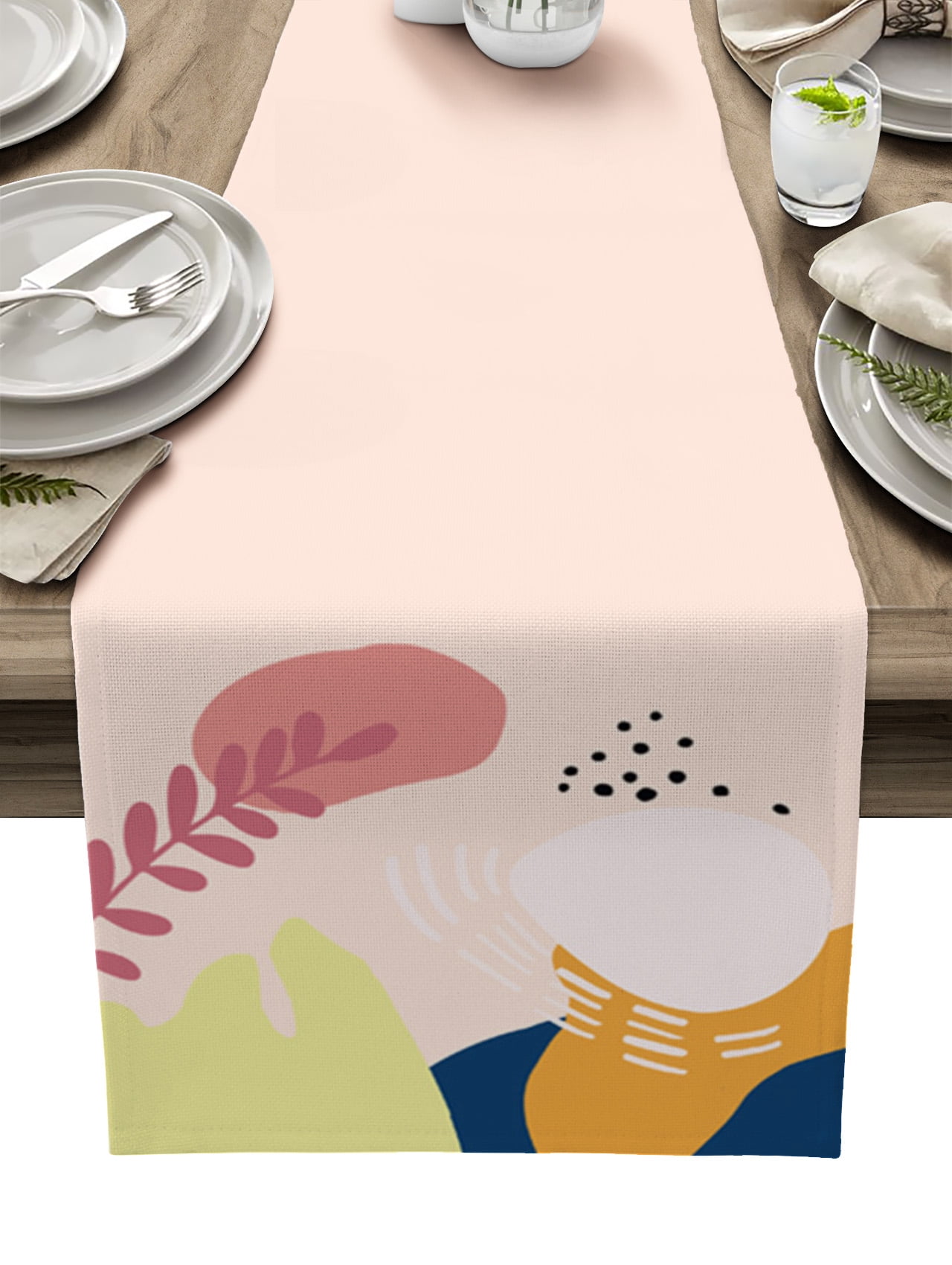 Abstract Bohemian Medieval Geometric Table Runner Home Wedding Table ...