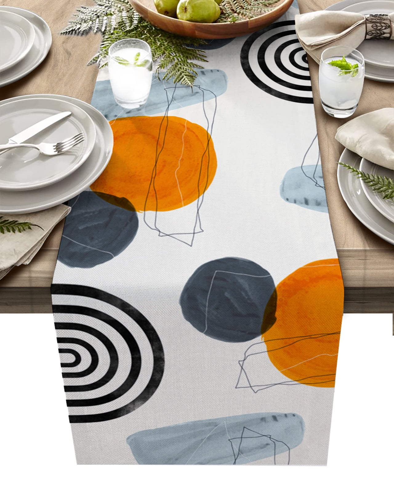 Abstract Bohemian Medieval Geometric Table Runner Home Wedding Table ...