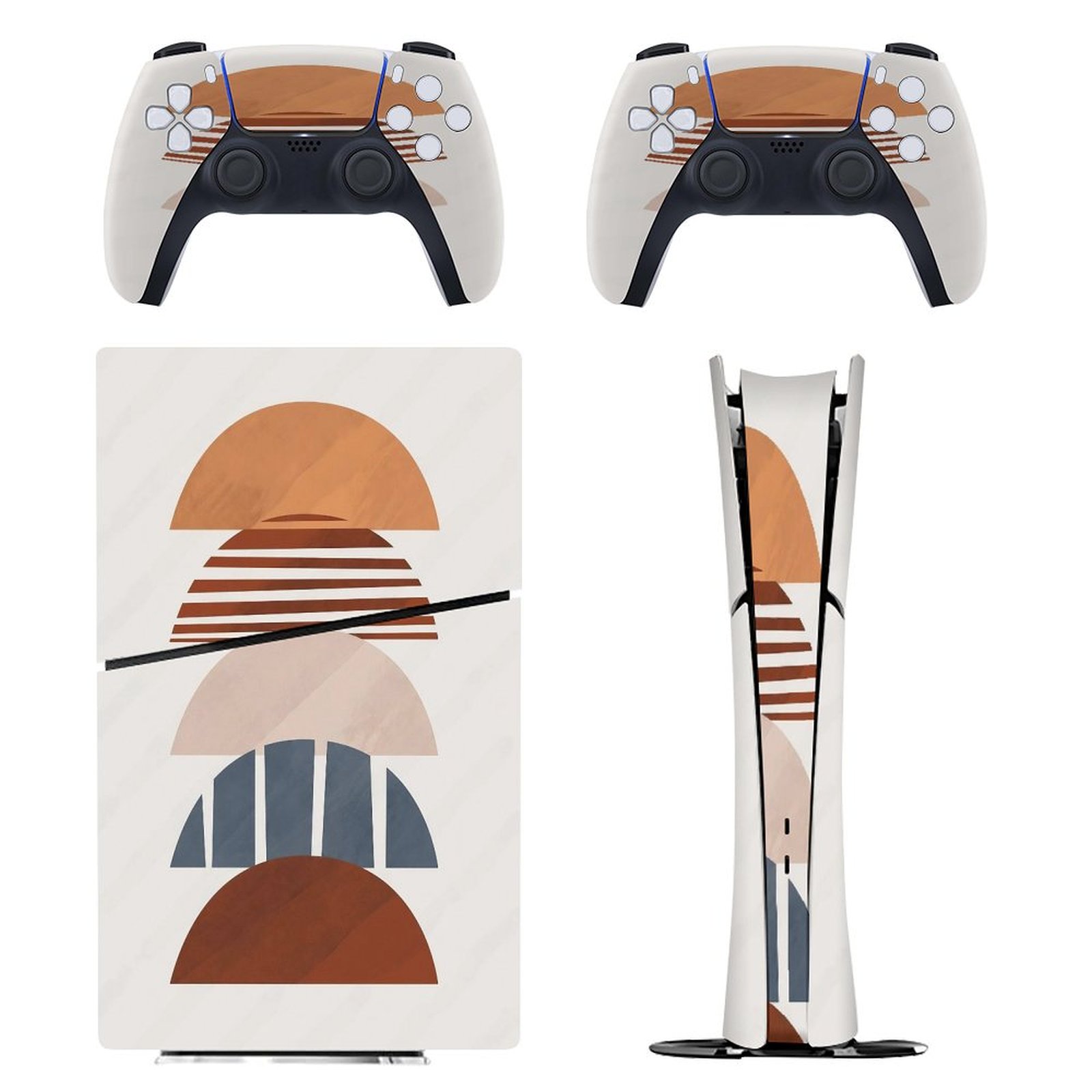 Abstract Botani Boho Flower PS5/PS5 Pro/PS5 Slim Digital Disc Skin ...