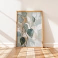 Abstract Botanical Eucalyptus Branch Painting Neutral Modern ...