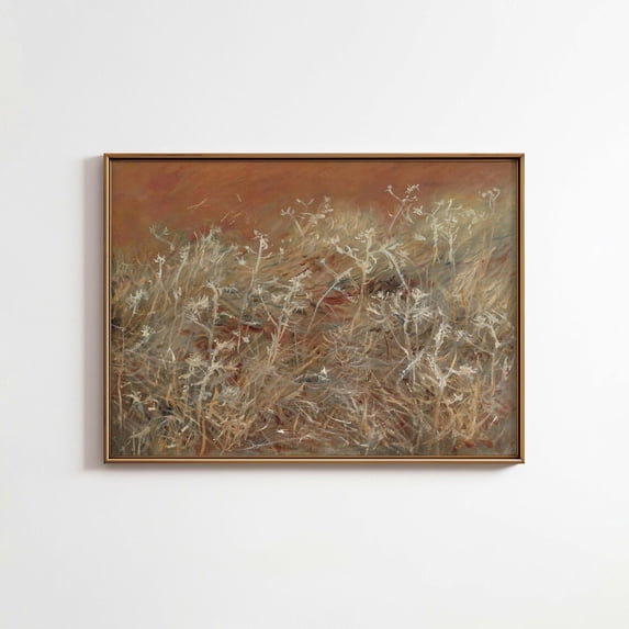 Abstract Botanical Fine Art Neutral Contemporary Home Decor Vivid Art ...