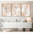 Abstract Botanical Line Art Neutral Modern Boho Poster Prints ...