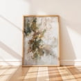 Abstract Botanical Modern Moody Painting Neutral Tones Olive Sage ...
