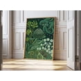 Abstract Botanical Poster Green Tropical Wildflower Art Boho Kusama ...
