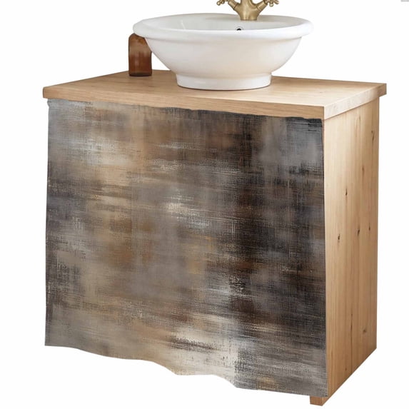 Abstract Brown Paint Cabinet Curtains Vintage Wood Gradient Mottled Art ...