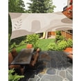 Abstract Brown Sun Shade Sail 8'X10' Boho Botanical Rustic Branch ...