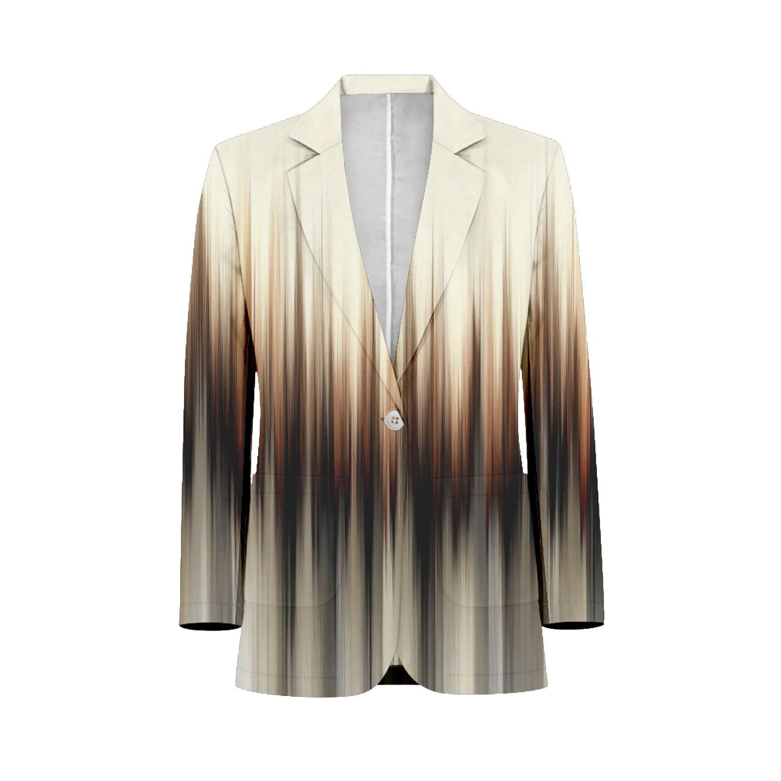 Abstract Brown Vertical Texture Art Men Blazers Slim Clothing Summer ...