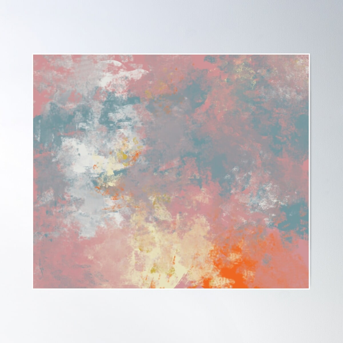 Abstract Brushed Dreamscape Palette Version 1 Poster Wall Art, Modern ...