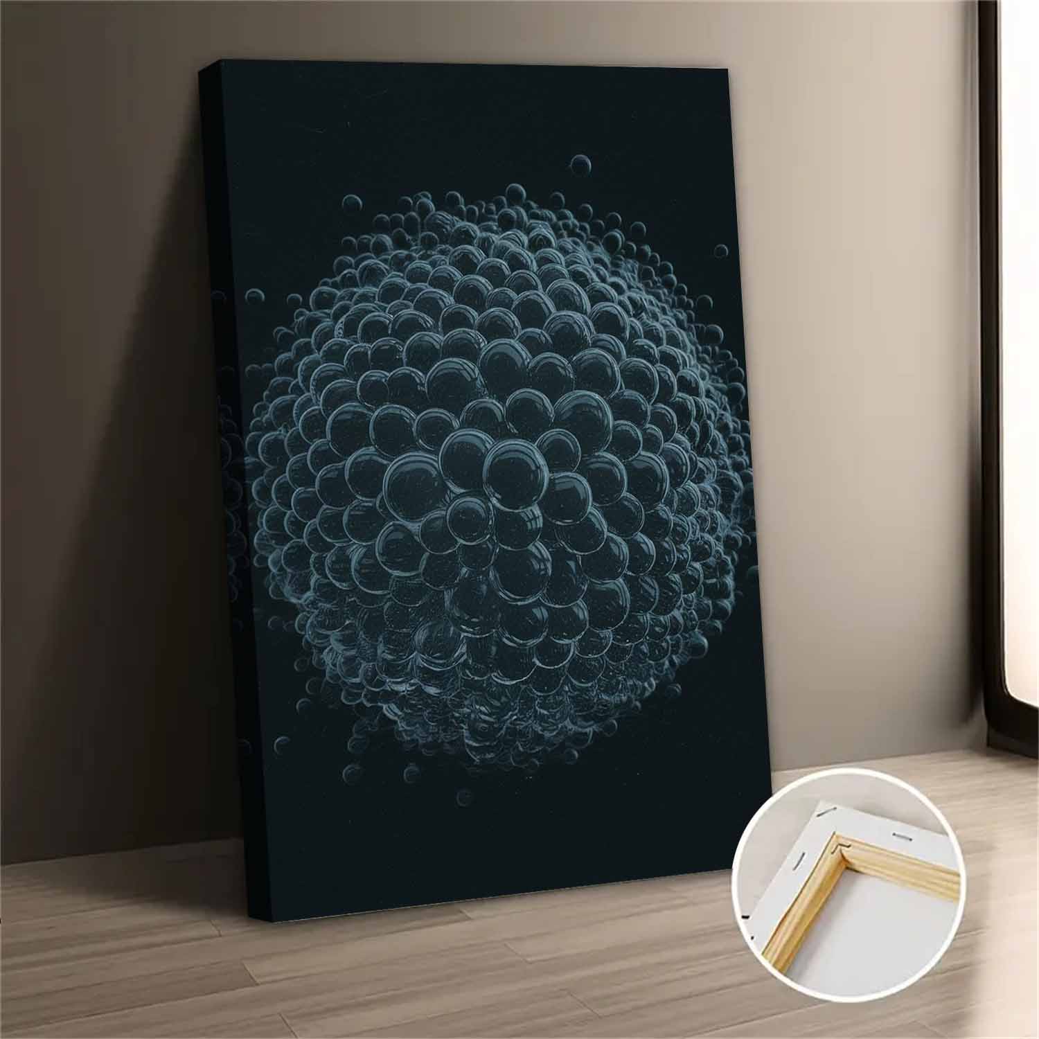 Abstract Bubbles Canvas Wall Art Print For Bedroom - Walmart.com