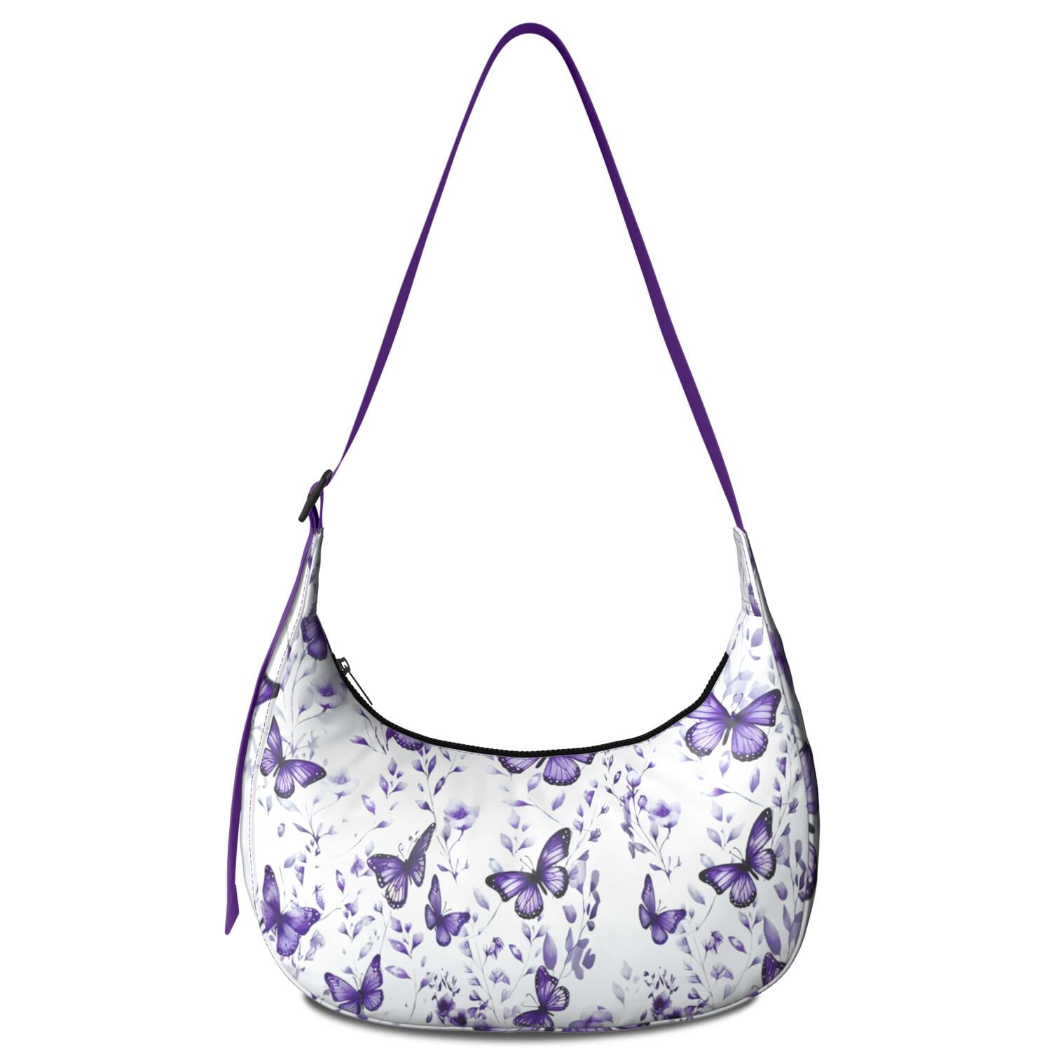 Abstract Butterfly Art Crossbody Bag – Colorful Design, Adjustable ...