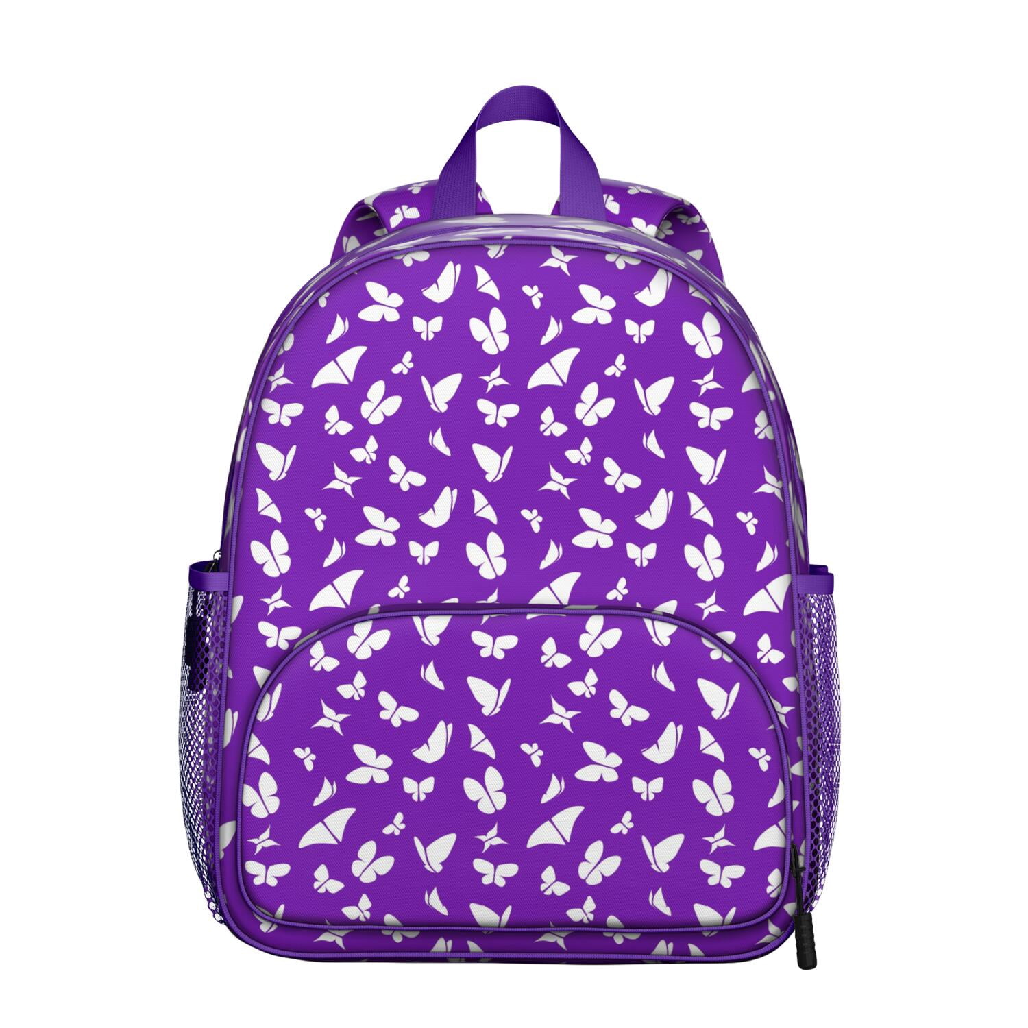 Abstract Butterfly Pattern Student Backpack – Colorful Wings Design ...