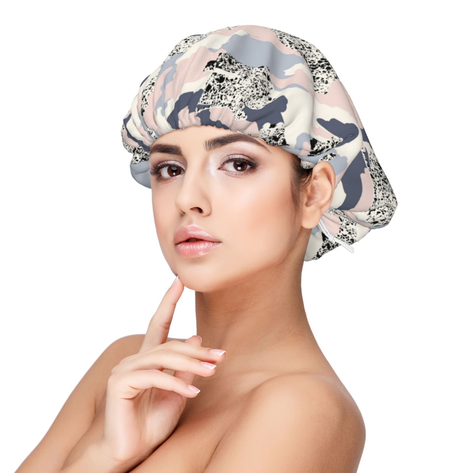 Abstract Camouflage Silk Bonnet for Sleeping Women Men, Adjustable ...