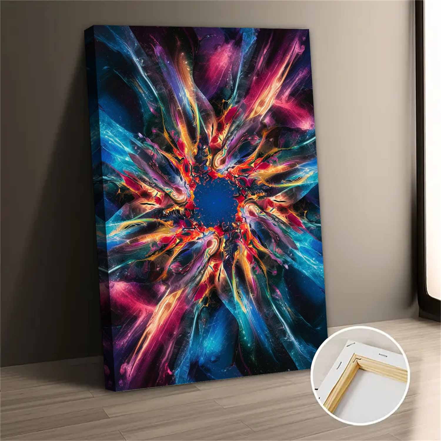 Abstract Canvas Wall Art Print Modern Aesthetic Decoration For Living ...