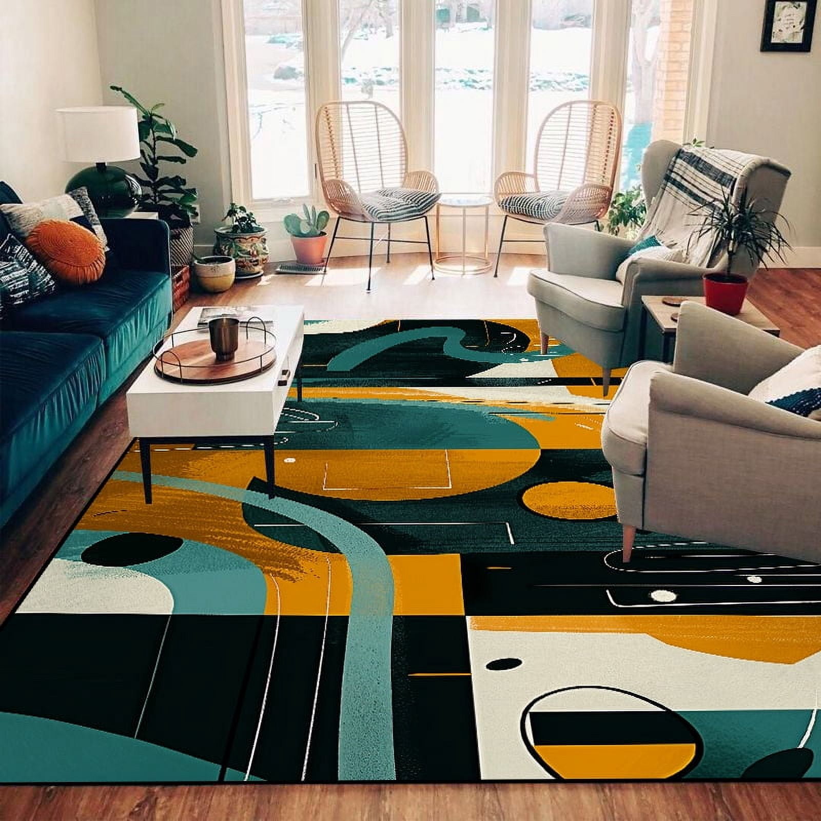 Abstract Carpet for Living Room r Sofa Table Large Area Rugs Bedroom ...