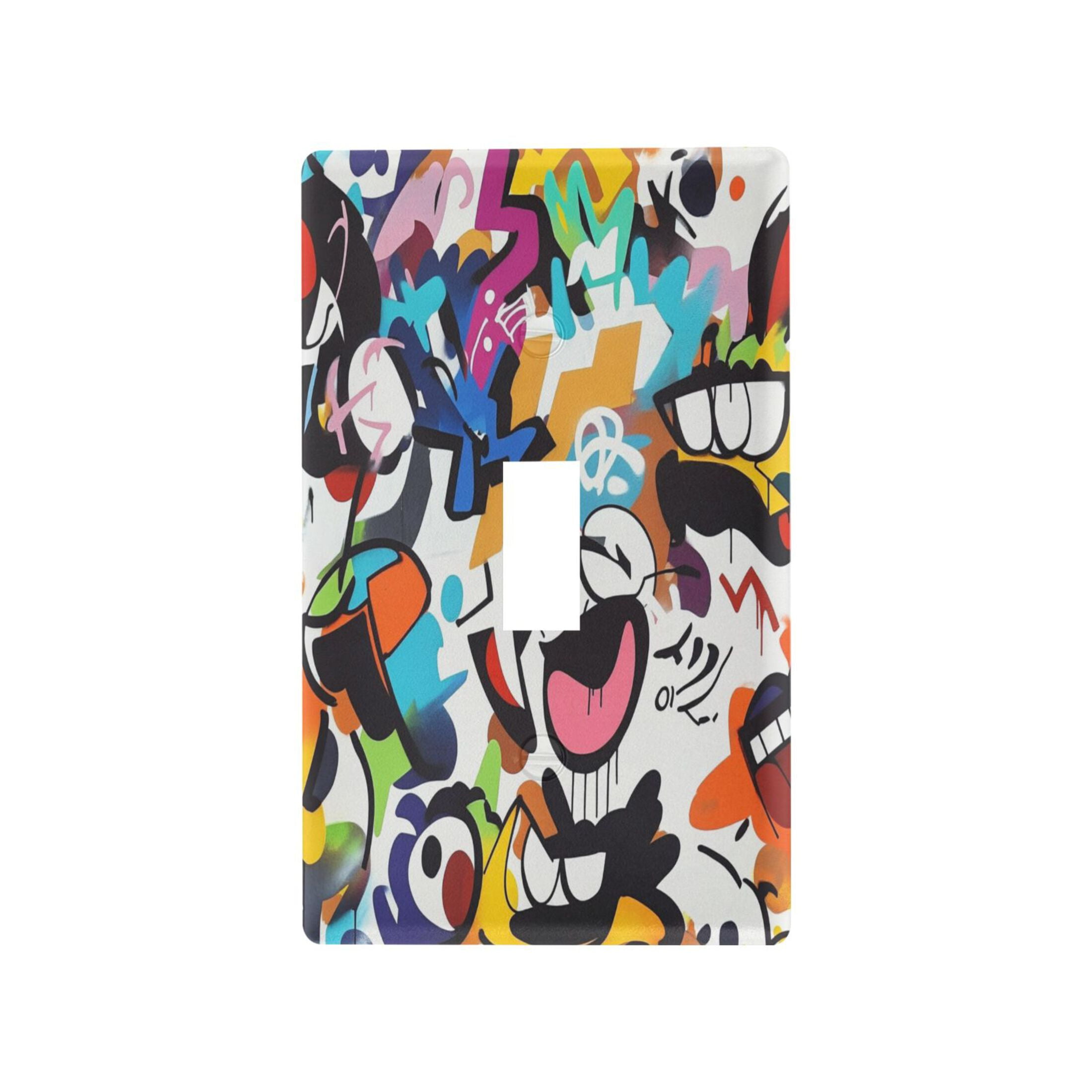 Abstract Cartoon Characters Light Switch Cover Switch Plate Outlet ...