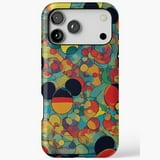 Abstract Cartoon Mouse Ears Art Cover iPhone Case 11 through 17 Pro Max ...