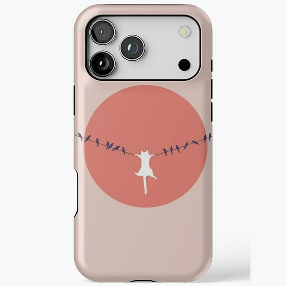 Abstract Cat Landscape 40 Protective Cover for iPhone 11 12 13 14 15 16 ...