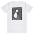 Abstract Cat Line Art Optical Illusion Shirt, Minimalist Cat Graphic ...
