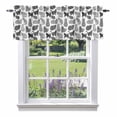 Abstract Cats Valances for Windows Gray Black Striped Cat Animal Modern ...