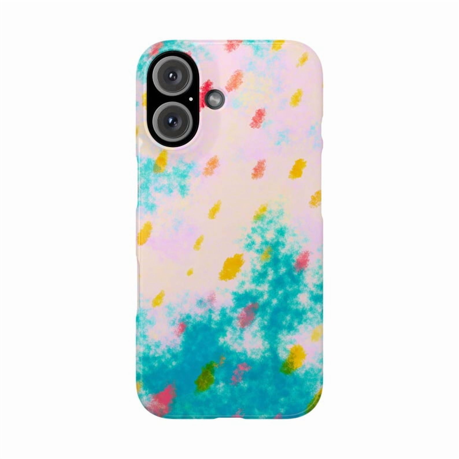 Abstract Celestial Pink Blush Case Compatible with iPhone 11 through 16 ...