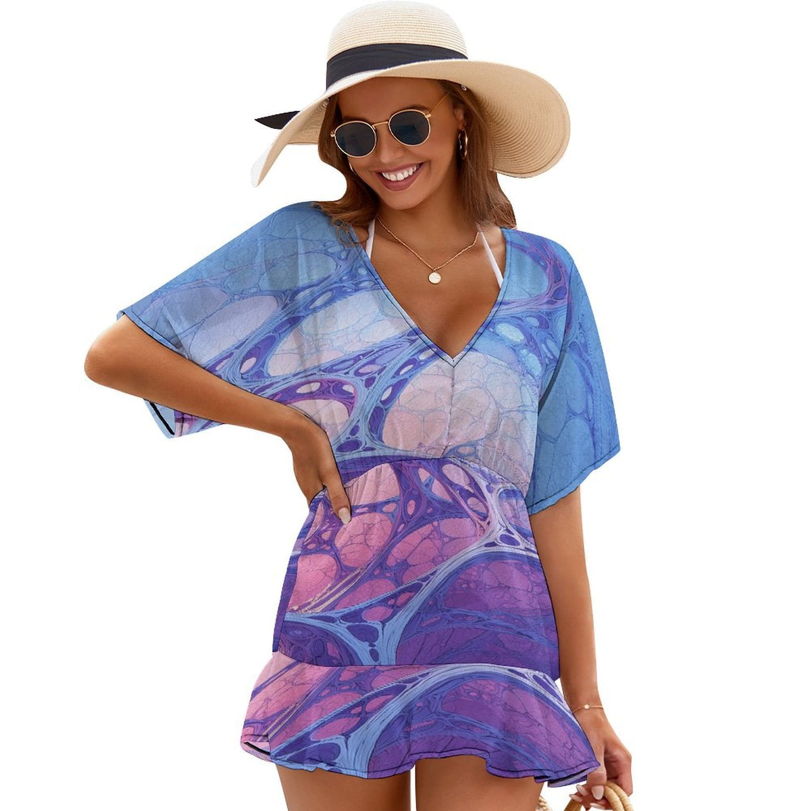 Abstract Cellular Pattern Women's Luxury Party Dress Evening Dresses ...