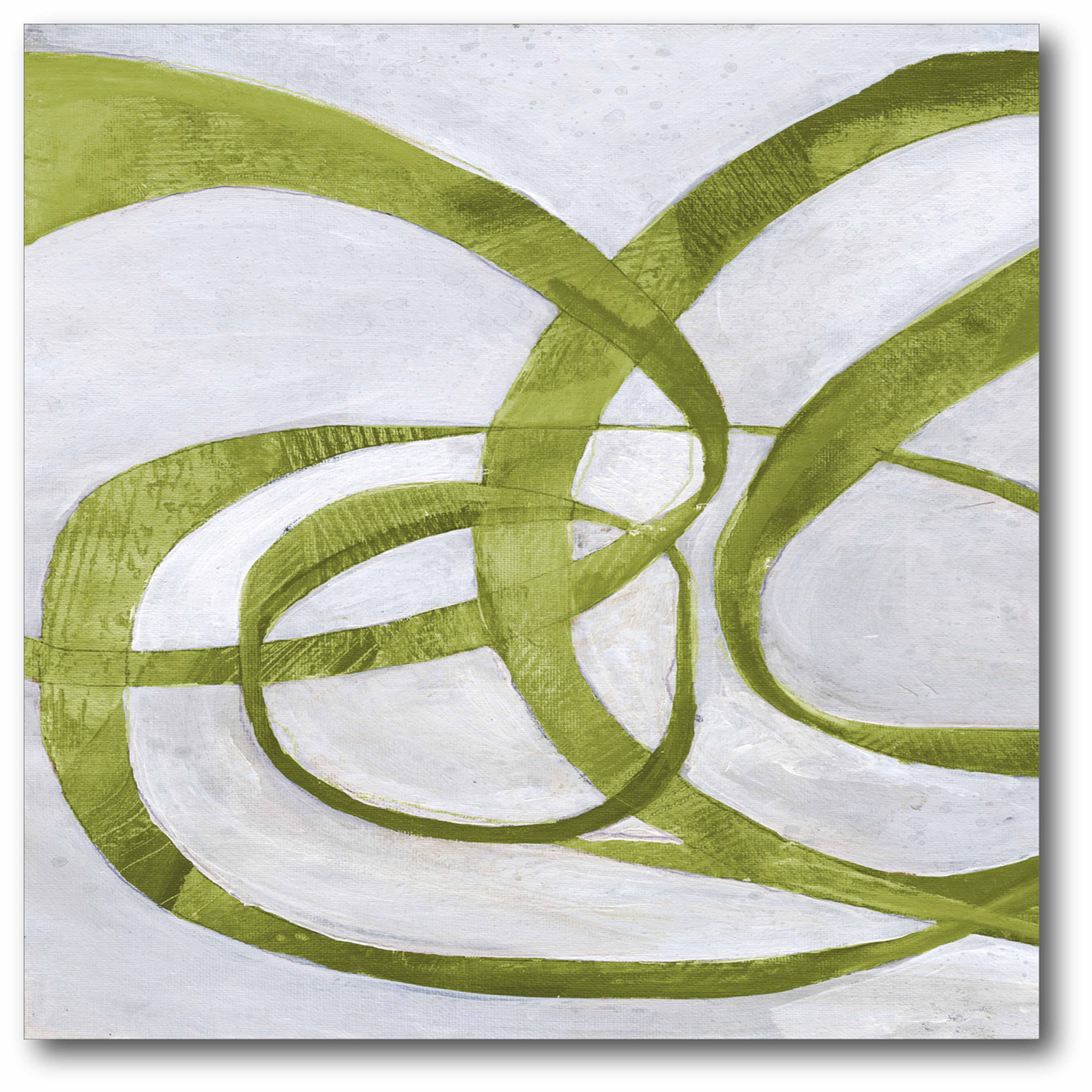 Abstract Chartreuse Gallery-Wrapped Canvas Wall Art, 16x16 - Walmart.com