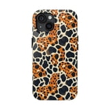 Abstract Cheetah Print Design Case for iPhone 11 12 13 14 15 16 17 Pro ...