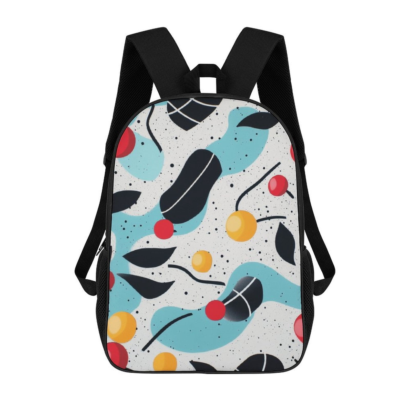Abstract Cherry Fruit Pattern Design Backpack, Travel Backpack, Casual ...