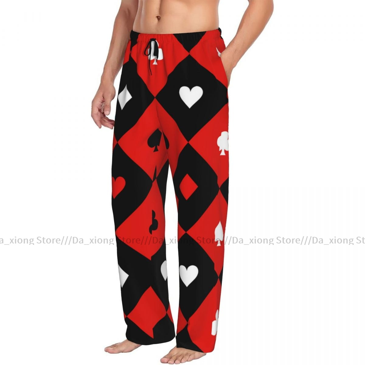 Abstract Chess Pieces With Blackboard Mens Pajamas Pyjamas Pants Lounge ...