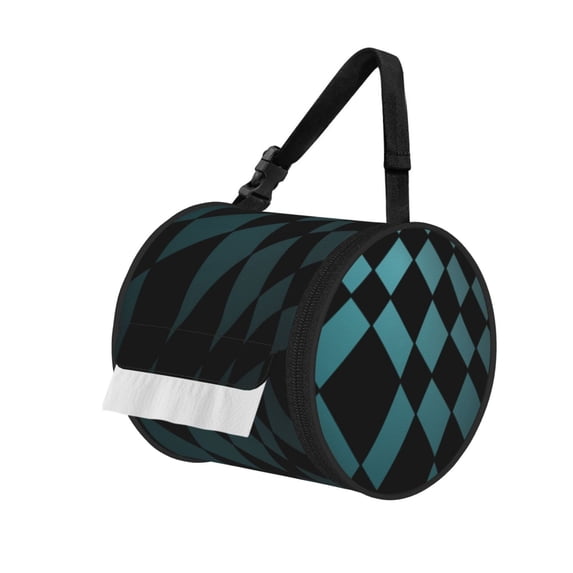 Abstract Chess Room Portable Cylinder Toilet Paper Holder Tissue ...