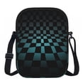 Abstract Chess Room Zipper Crossbody Bag Everyday Travel Pouch ...