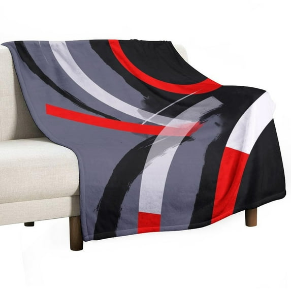 Abstract Circle Art Print Blanket for Bed Throw Blanket for Women, Men ...