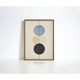 Abstract Circles Wall Art Print, Neutral Modern Decor - Walmart.com