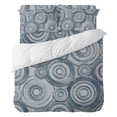 Abstract Circular Ripples Bedding Duvet Cover Set California King Size ...